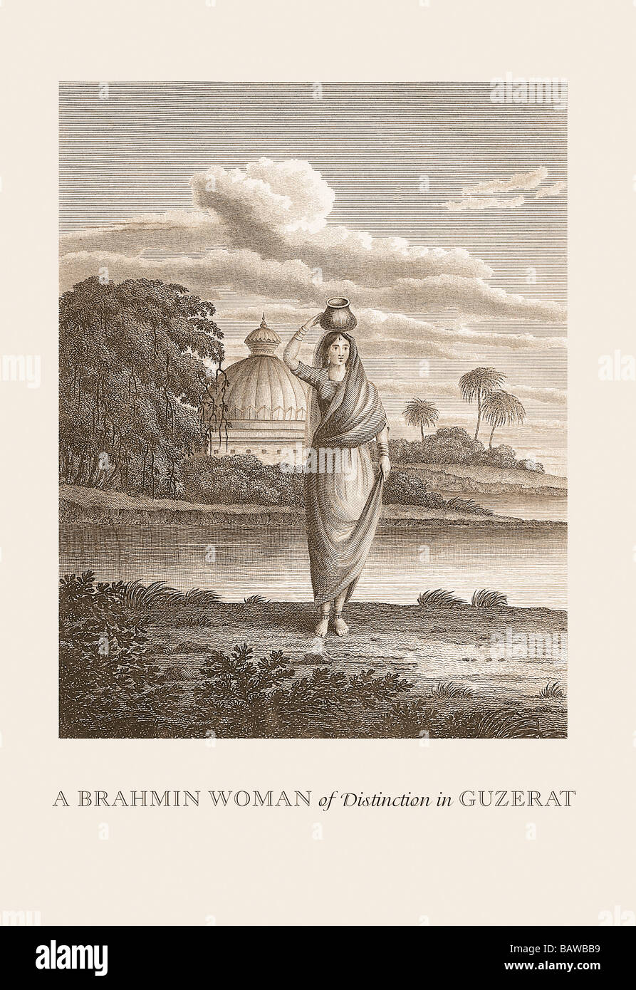 A Brahmin Woman Stock Photo - Alamy