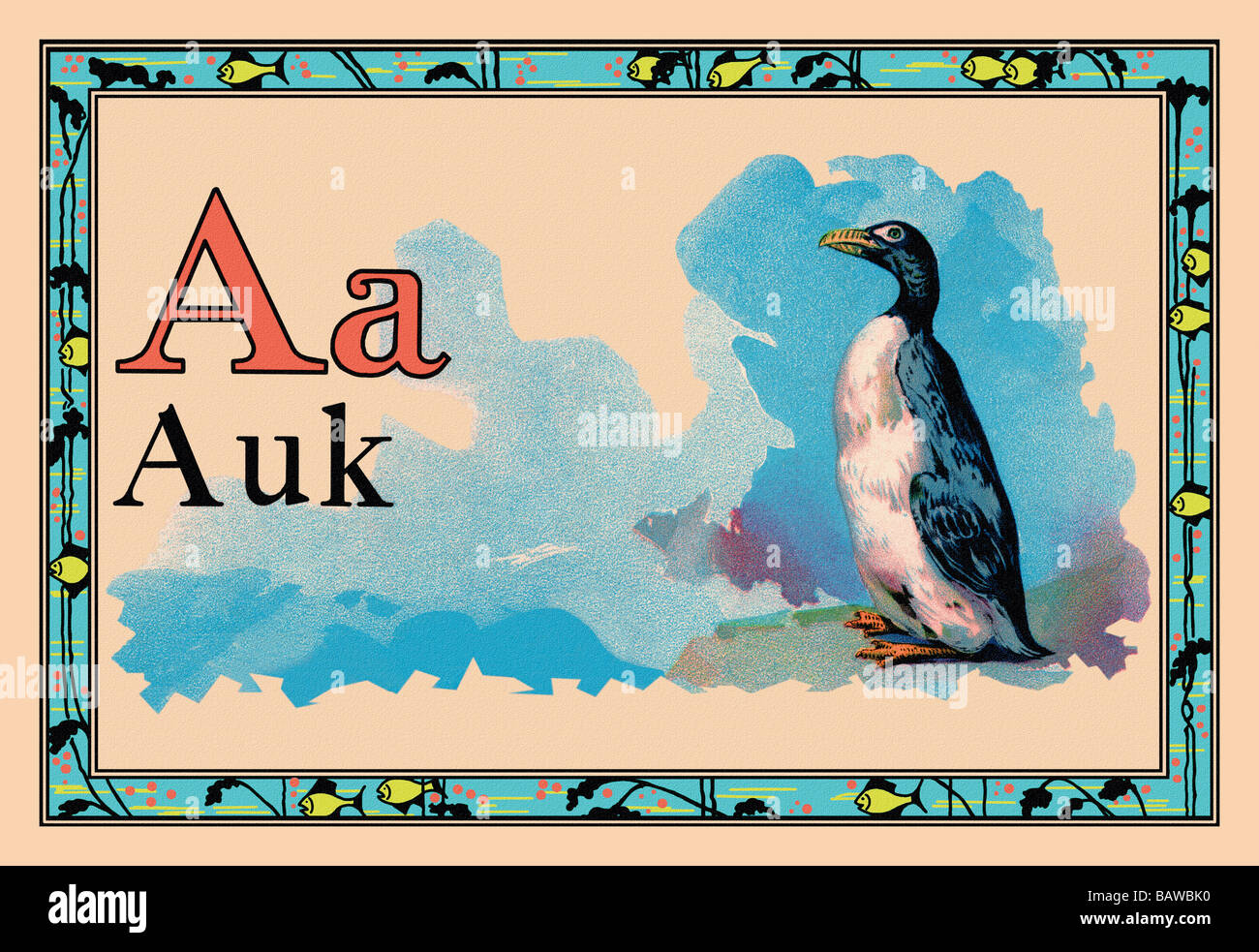 Auk alphabet hi-res stock photography and images - Alamy
