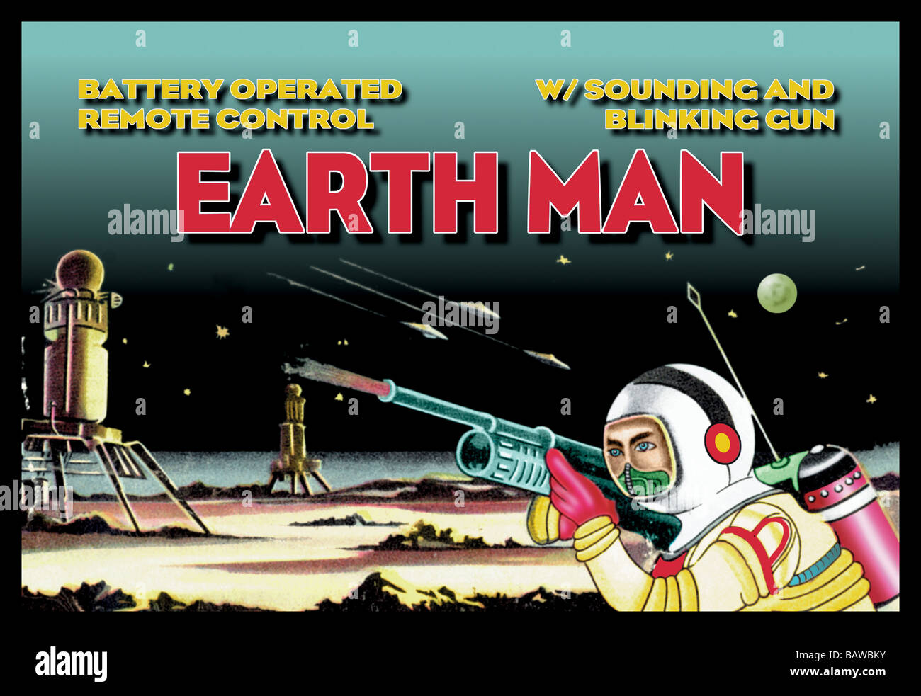 Remote Control Earth Man Stock Photo - Alamy