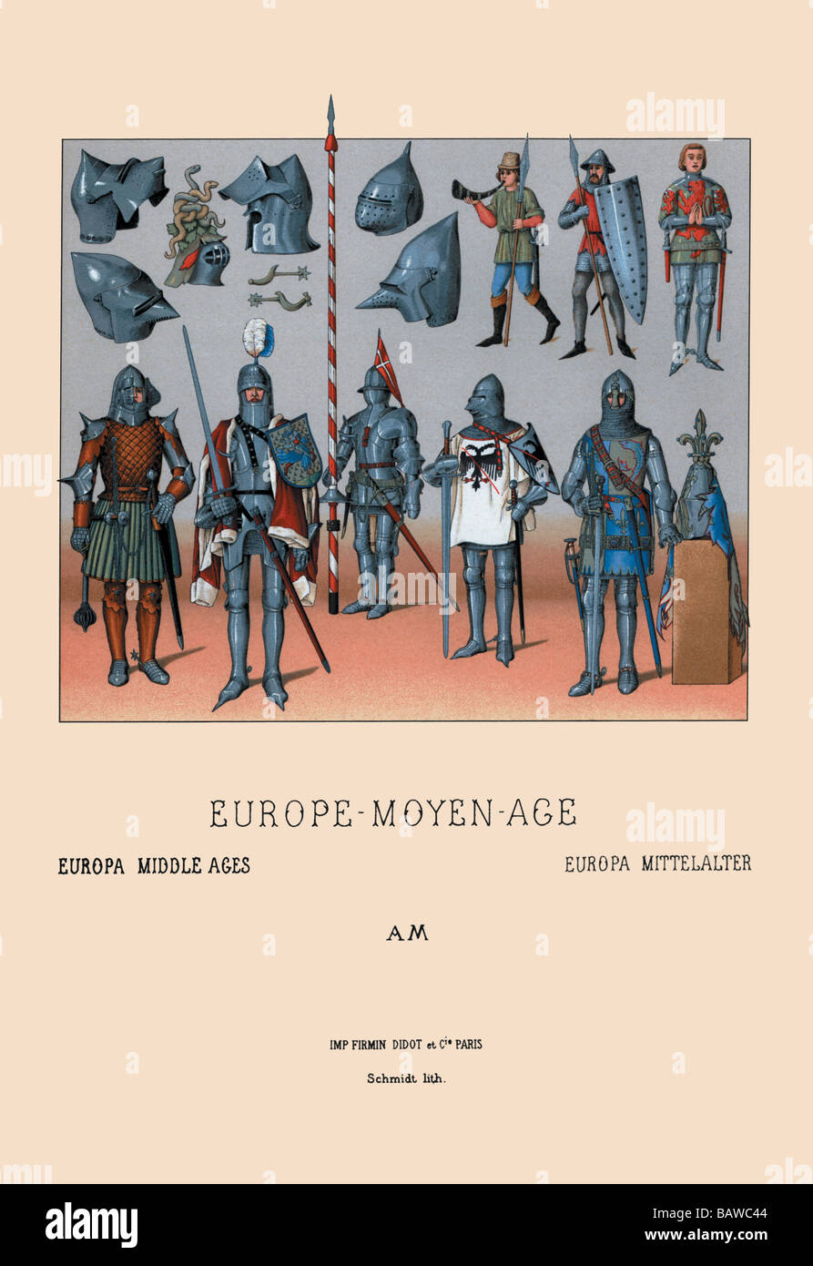 An Assortment of Medieval Armor,c.1350-1460 Stock Photo - Alamy