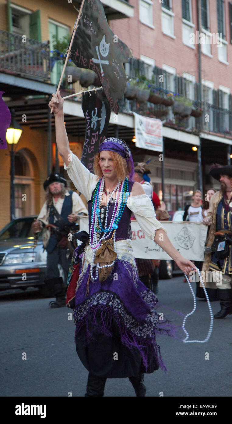 Pirates Parade in New Orleans Stock Photo - Alamy
