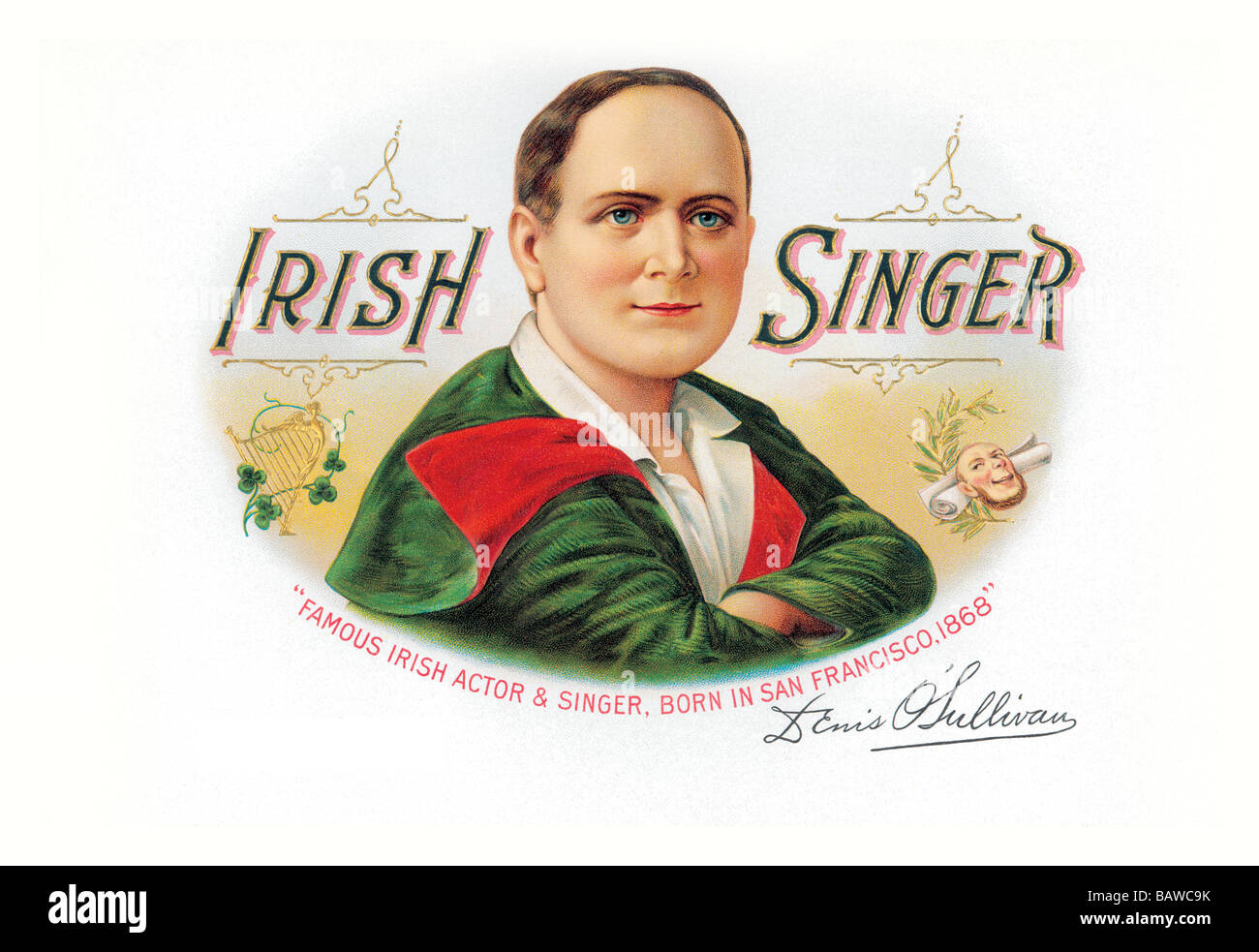 Irish Singer Cigars Stock Photo - Alamy