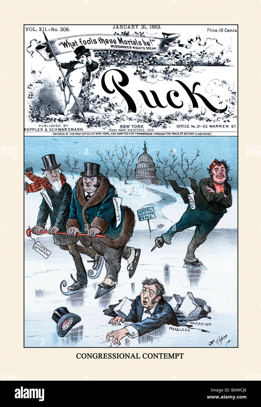 Puck Magazine: Congressional Contempt Stock Photo - Alamy Puck Magazine: Congressional Contempt Stock Photo - Alamy