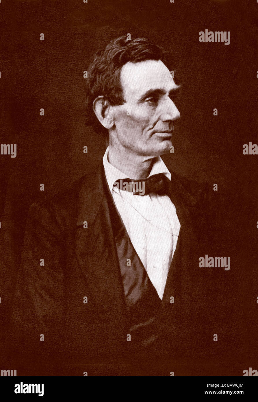 Portrait of Abe Lincoln Stock Photo - Alamy