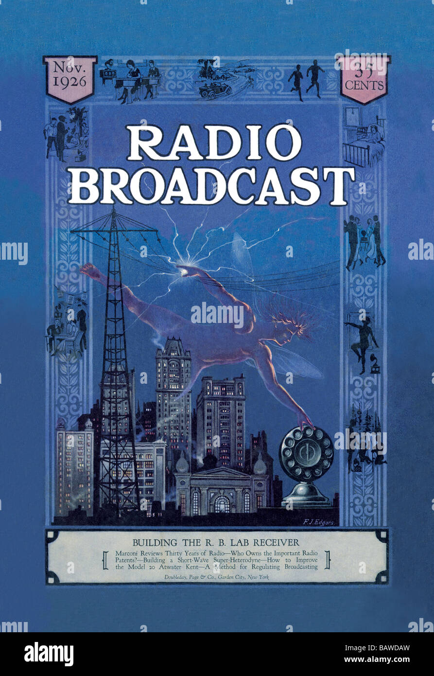 Radio Broadcast - Building the R.B. Lab Receiver Stock Photo - Alamy