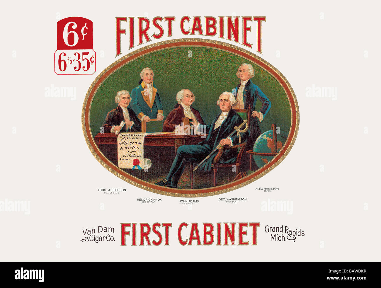 President washington cabinet hi-res stock photography and images - Alamy