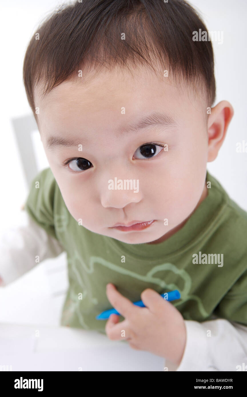 Crayon head hi-res stock photography and images - Alamy