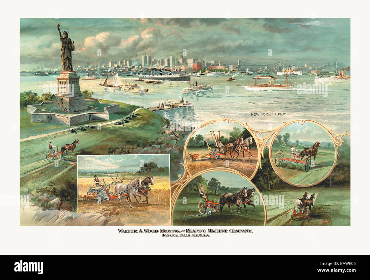 Walter A. Wood Mowing and Reaping Machine Company Stock Photo - Alamy