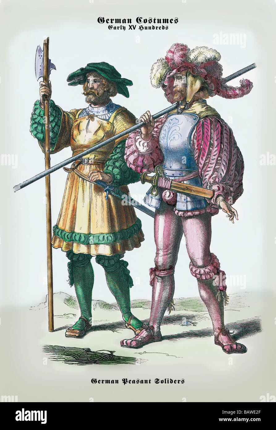 Medieval german soldiers hi-res stock photography and images - Alamy