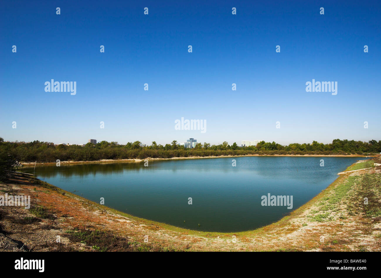 Natural water treatment system Stock Photo - Alamy