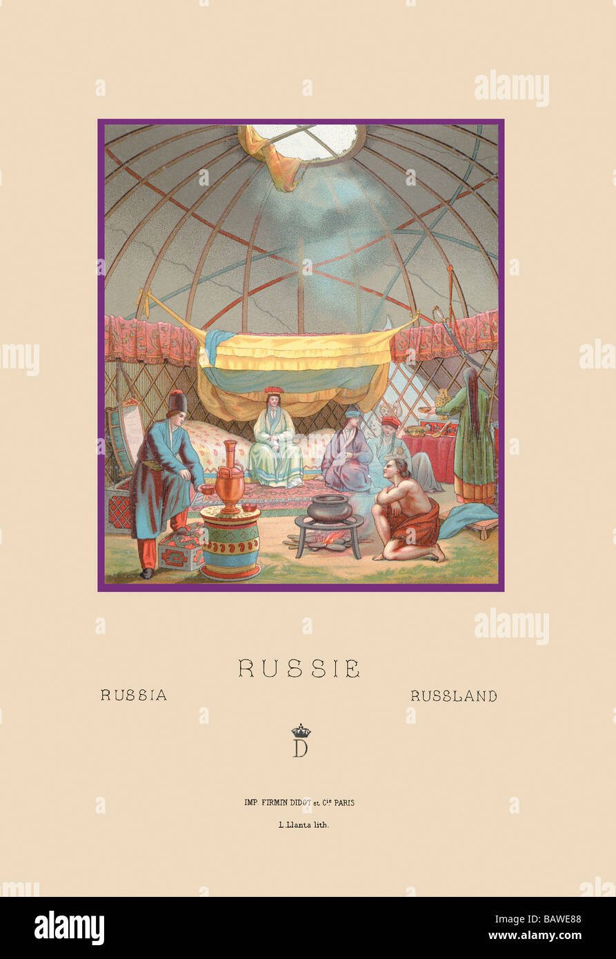 A Russian Kibitka Stock Photo - Alamy