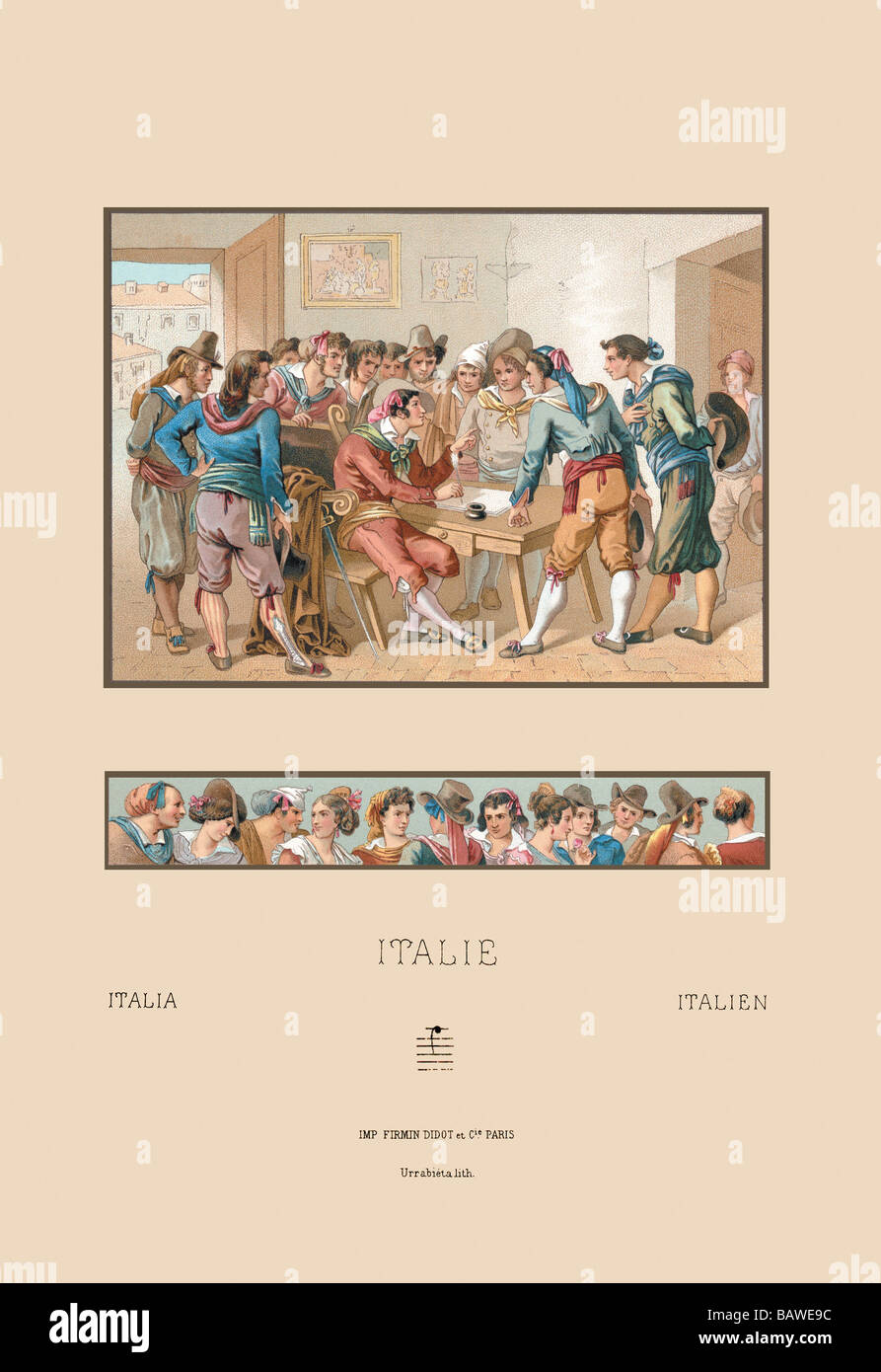 Italian Styles of the Nineteenth Century Stock Photo - Alamy