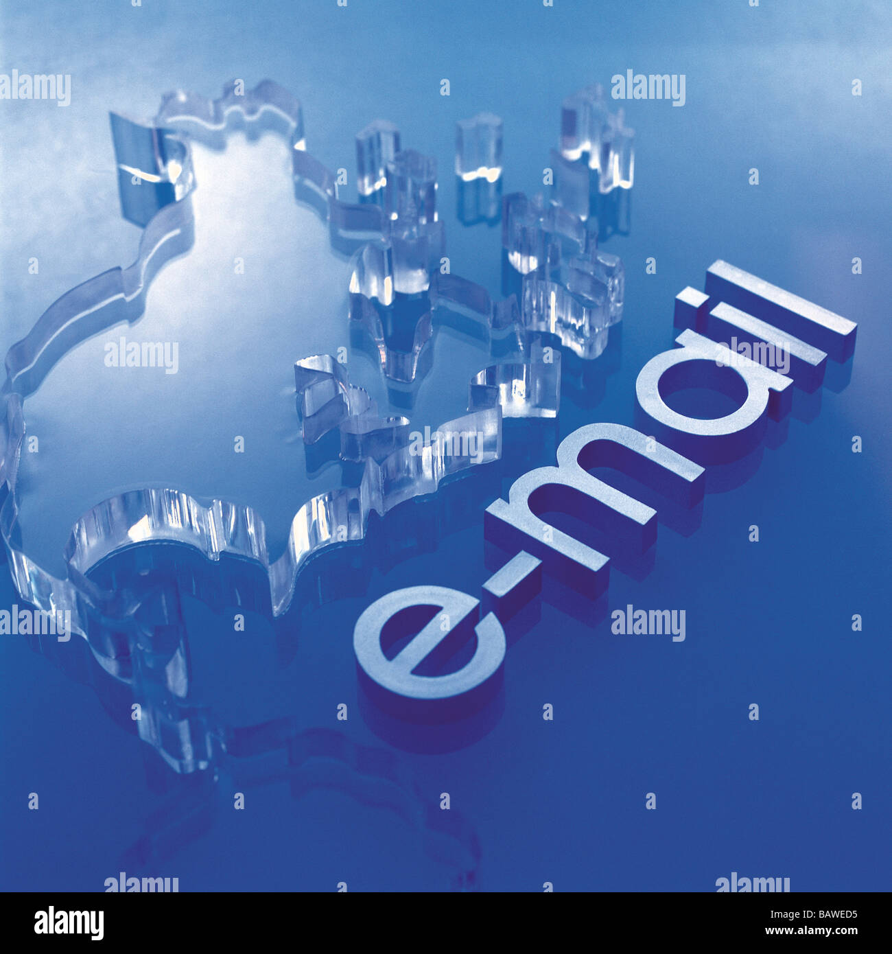 At symbol on map Stock Photo - Alamy