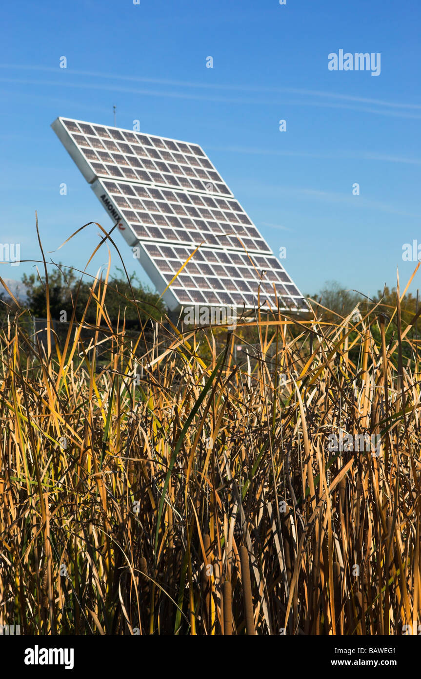 Photovoltaic solar tracker Stock Photo - Alamy