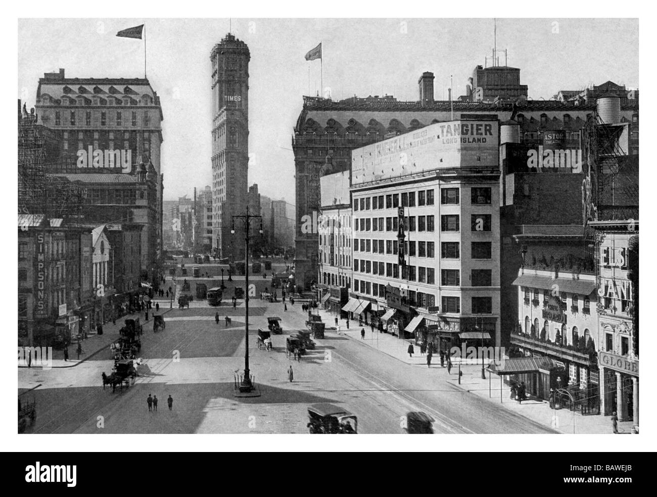 New york times square vintage Black and White Stock Photos & Images - Alamy