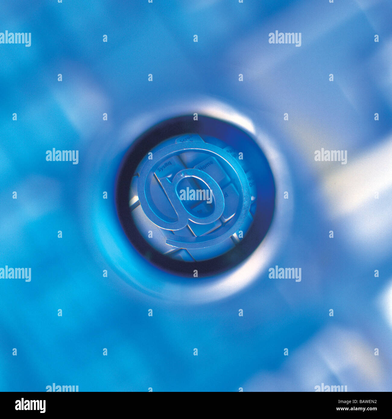 At symbol on computer keyboards Stock Photo - Alamy