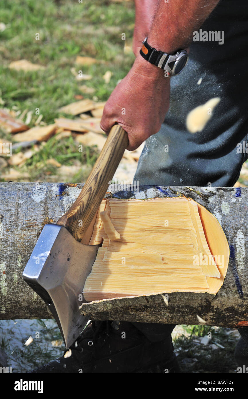 Chop axe hi-res stock photography and images - Alamy
