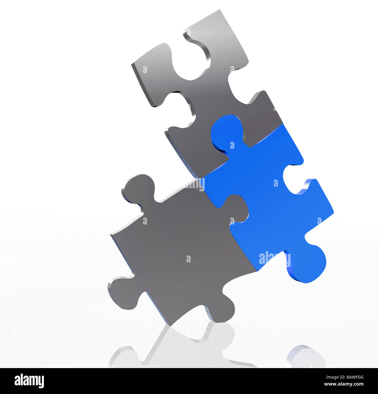 balancing puzzle pieces Stock Photo - Alamy