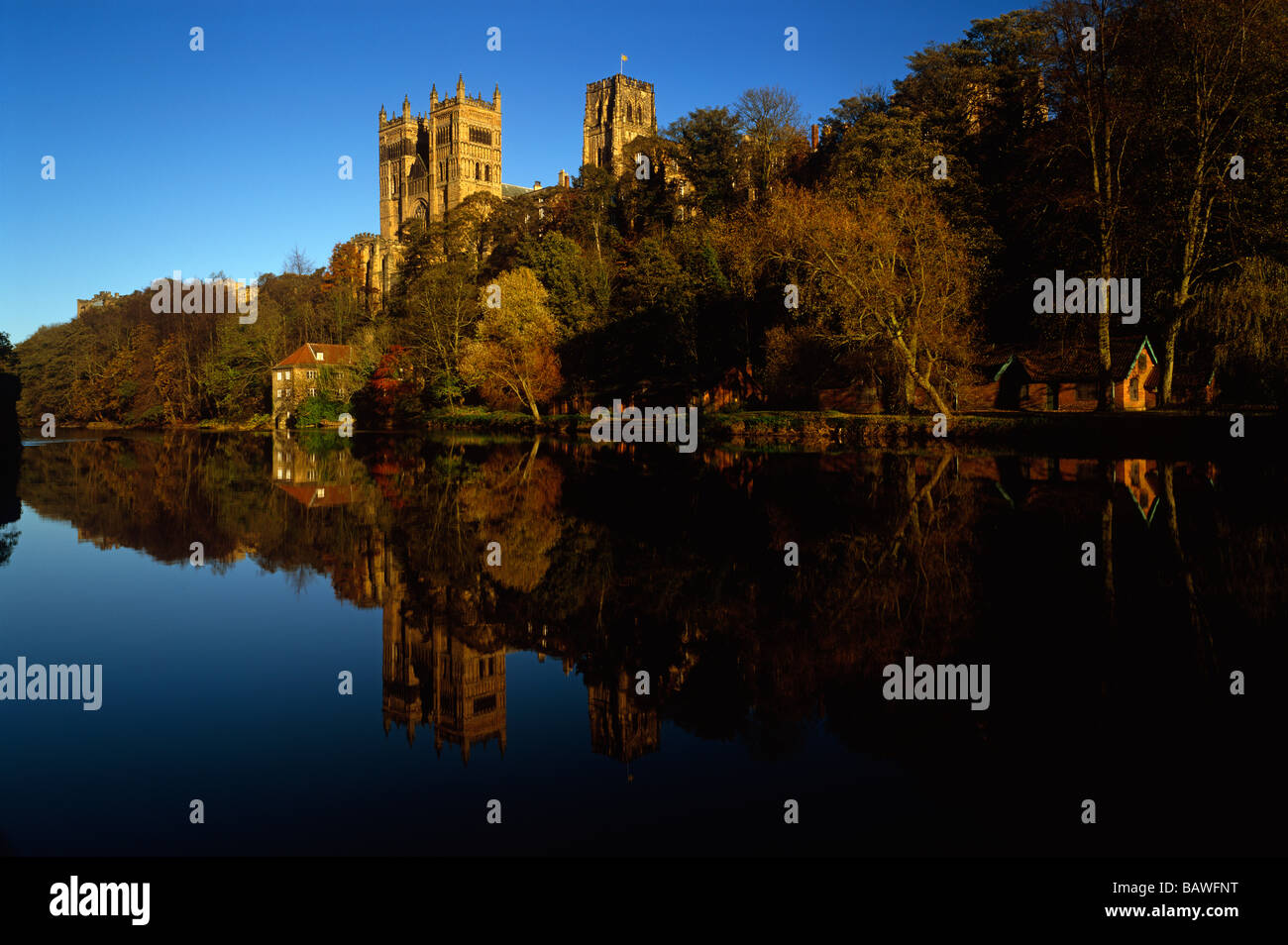 Durham Cathedral and castle, Durham city, Durham Stock Photo - Alamy