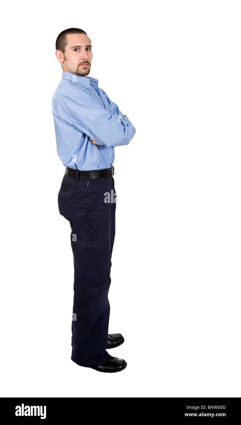 business man standing - full body Stock Photo - Alamy