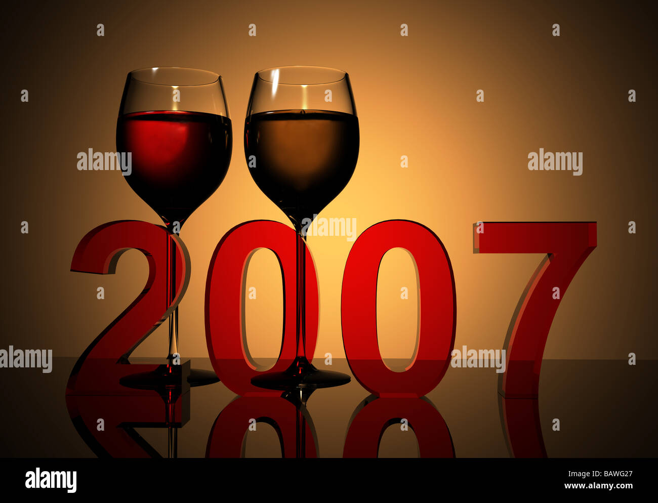 new year 2007 celebration Stock Photo - Alamy