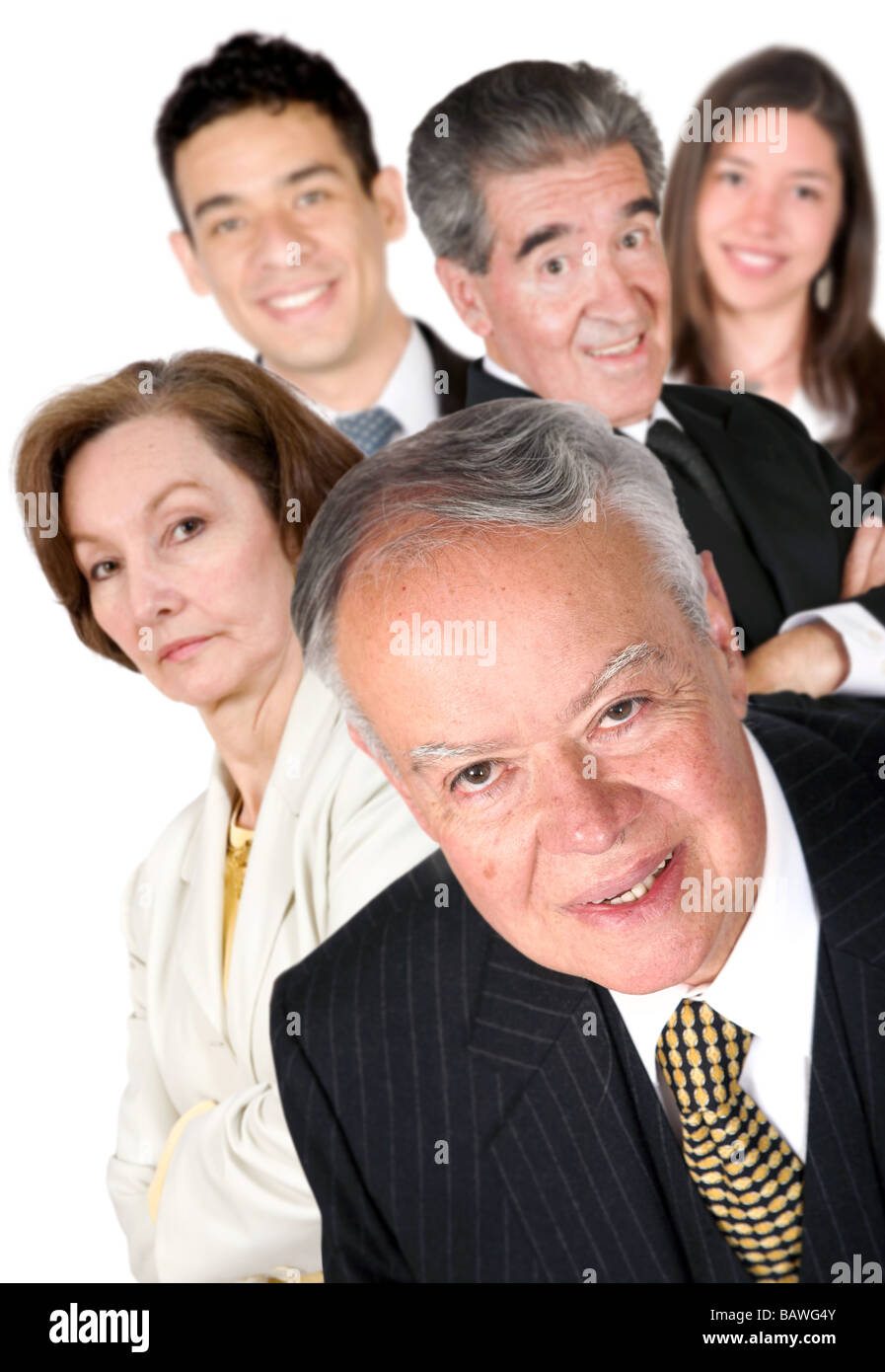 business man and his team Stock Photo - Alamy