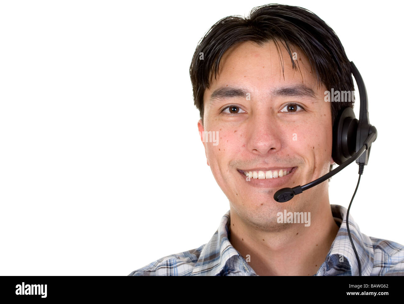 friendly customer service man Stock Photo - Alamy