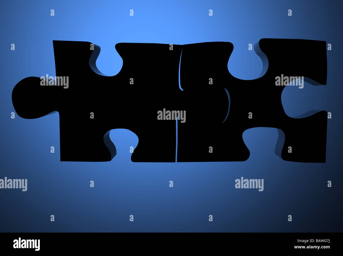 assembled puzzle pieces Stock Photo - Alamy