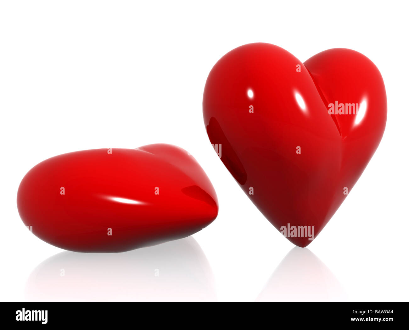 red hearts of love Stock Photo - Alamy