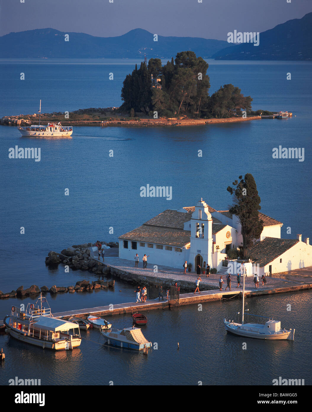 Mouse Island, Corfu Stock Photo - Alamy