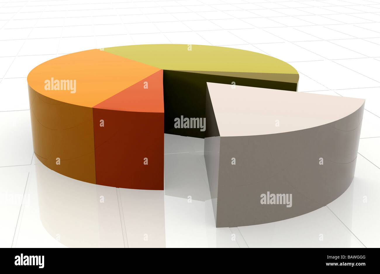 business pie chart Stock Photo - Alamy