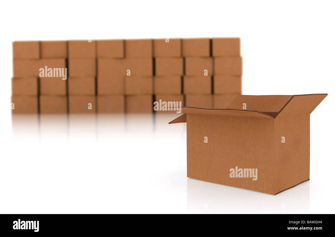 Cardboard packets Cut Out Stock Images & Pictures - Alamy