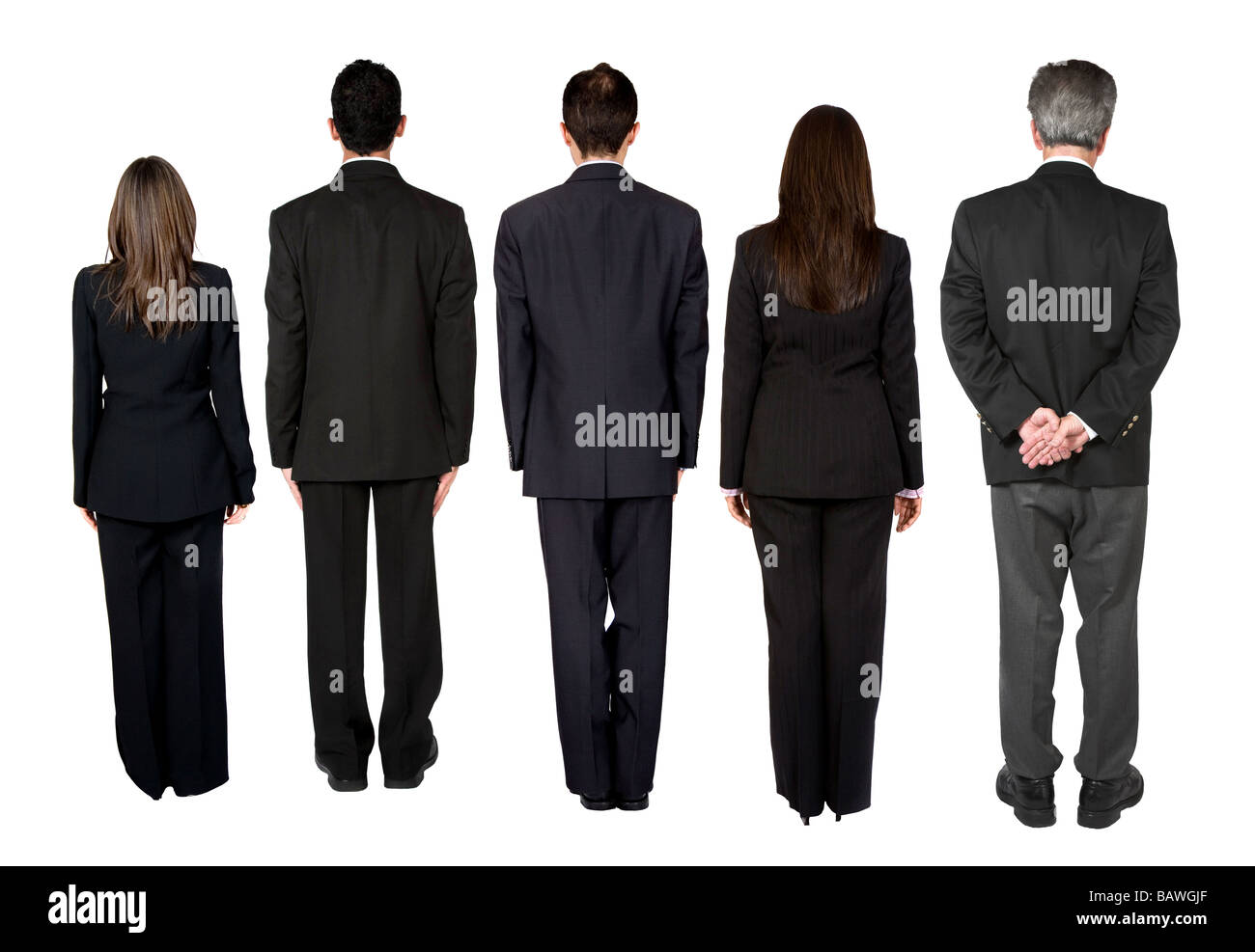 People facing different directions hi-res stock photography and images ...