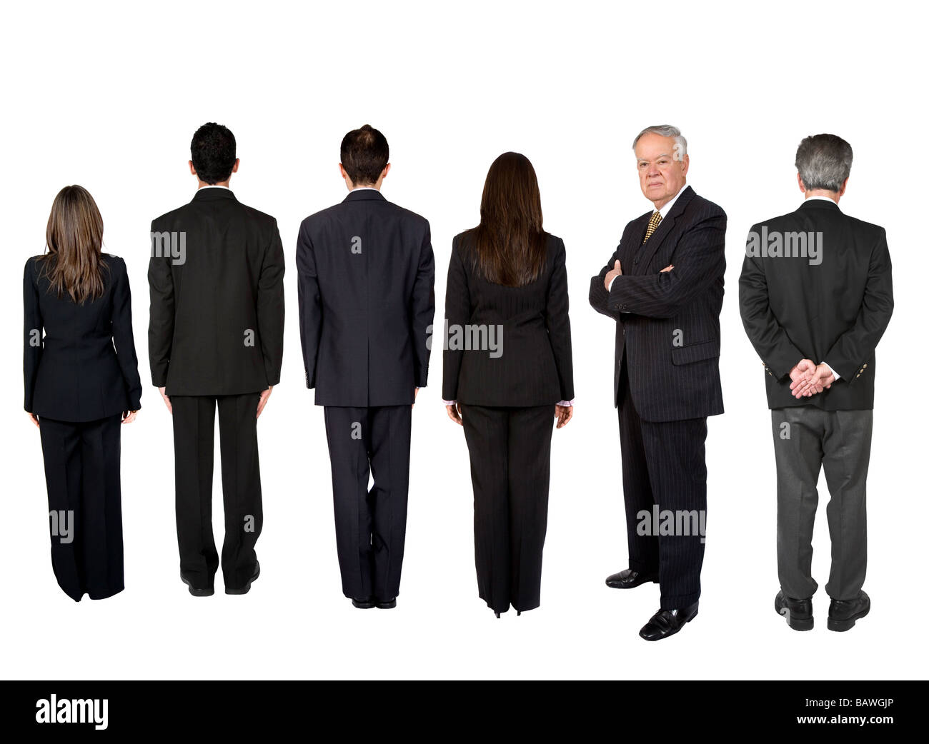 People facing different directions hi-res stock photography and images ...