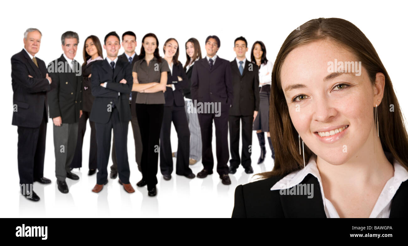 entrepreneur and his business team Stock Photo - Alamy