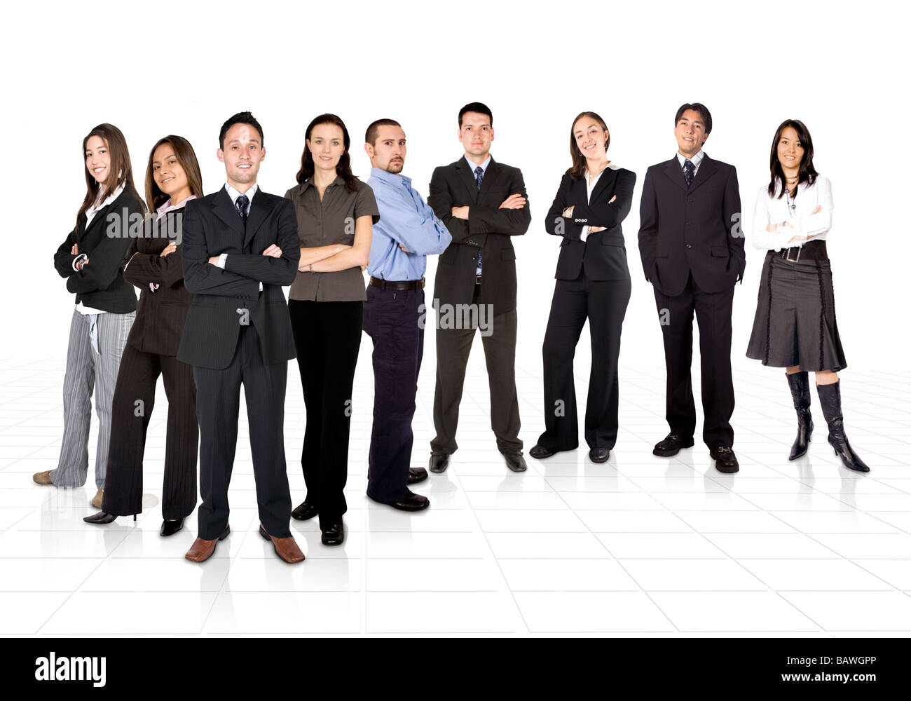 entrepreneur and his business team Stock Photo - Alamy