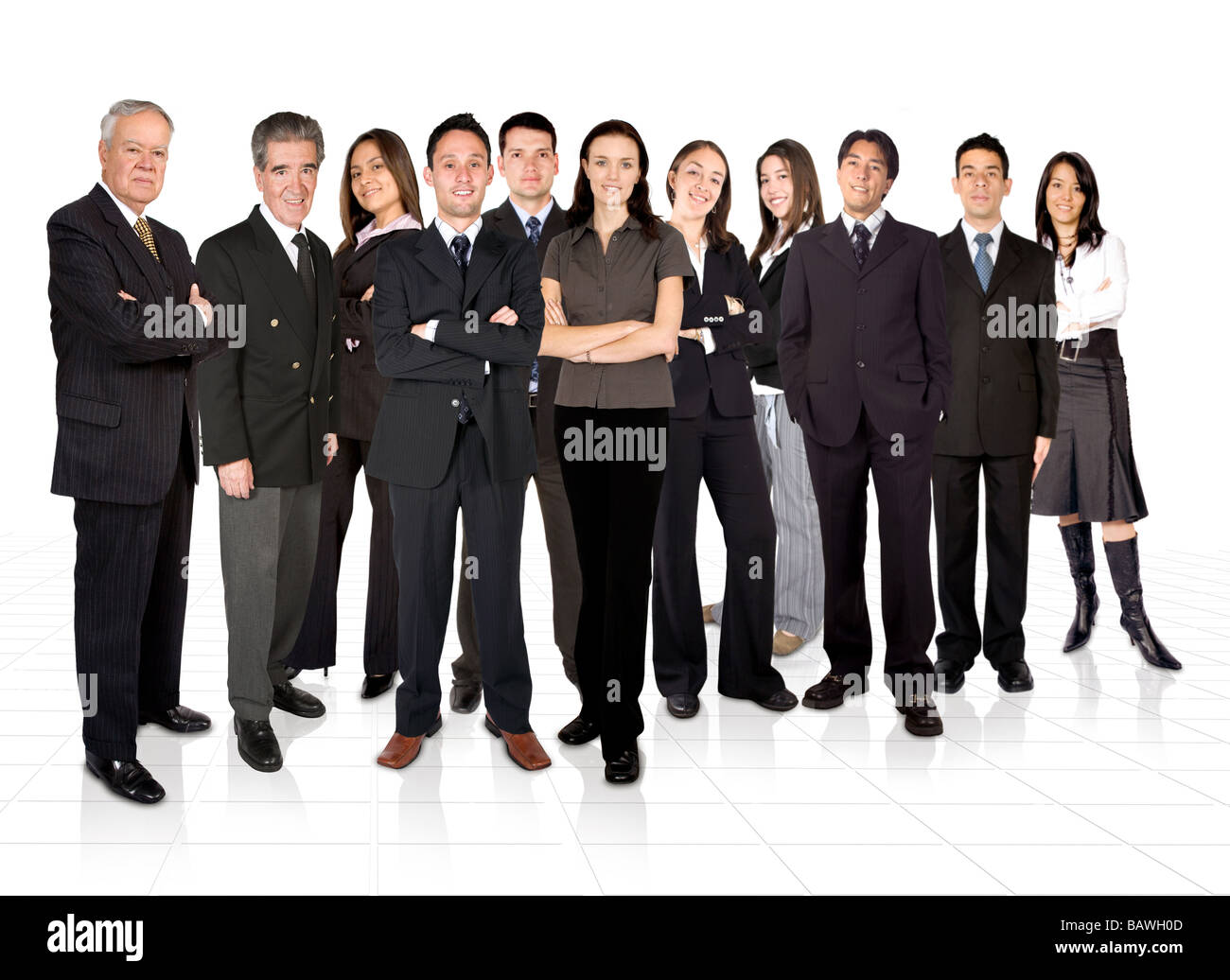 Team diverse company workers Cut Out Stock Images & Pictures - Alamy