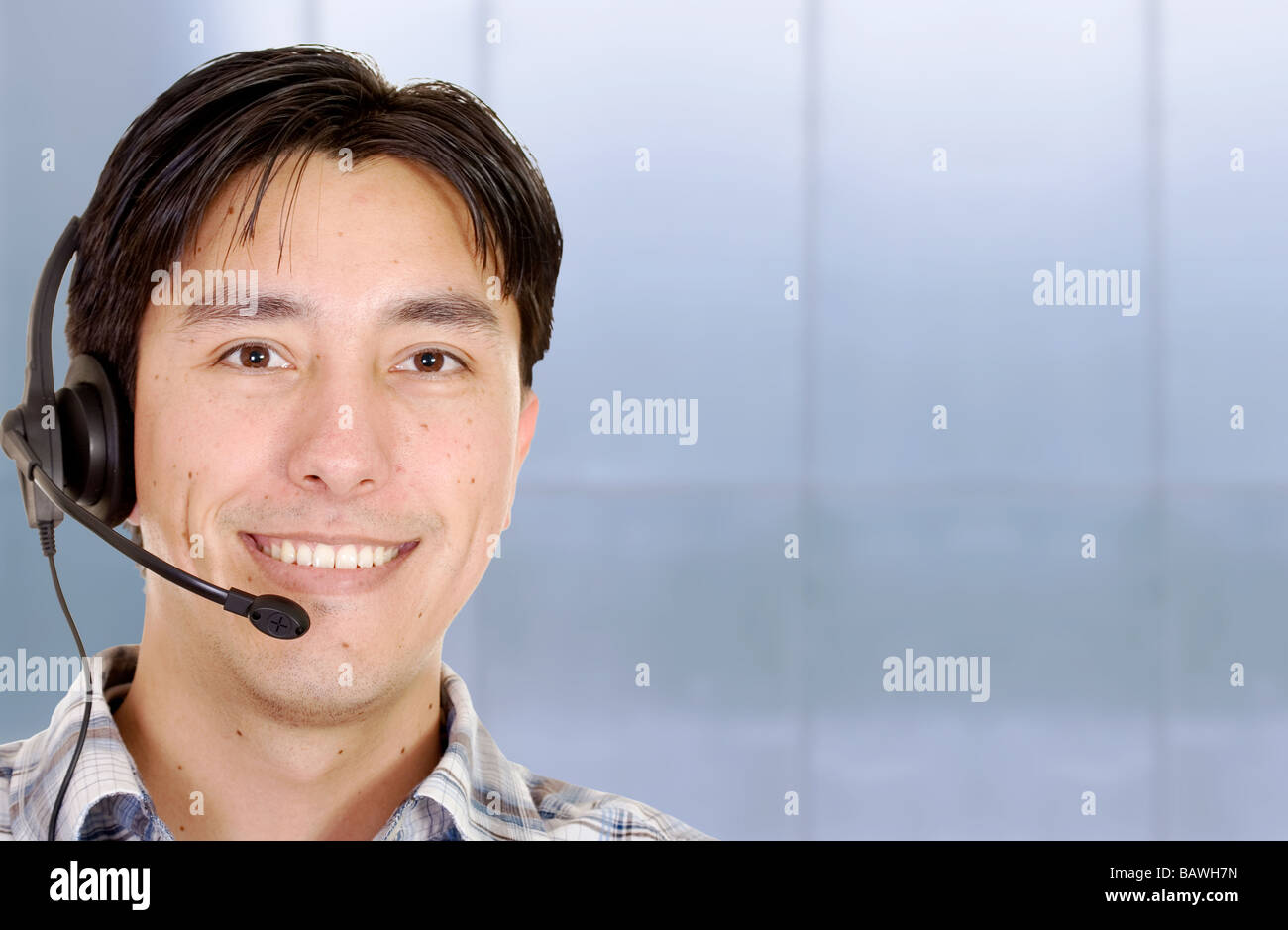 customer service man in an office Stock Photo - Alamy