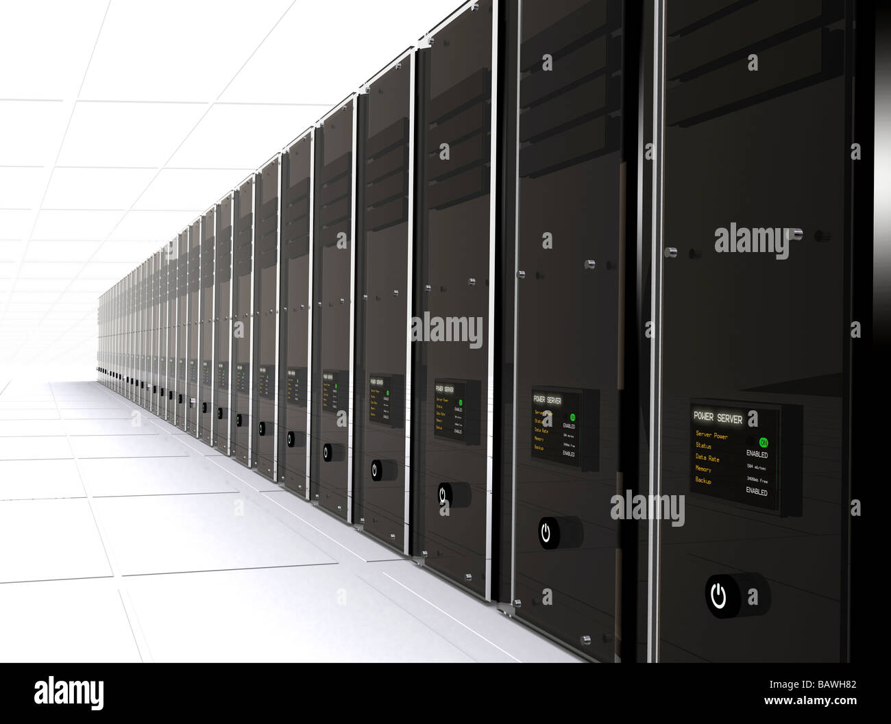 3d render isp servers hi-res stock photography and images - Alamy