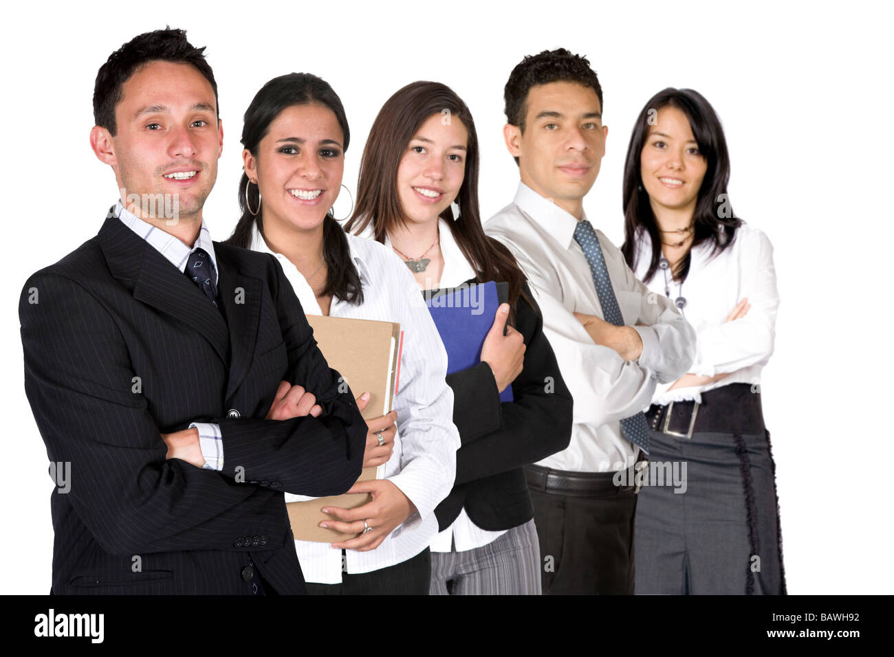entrepreneur and his business team Stock Photo - Alamy