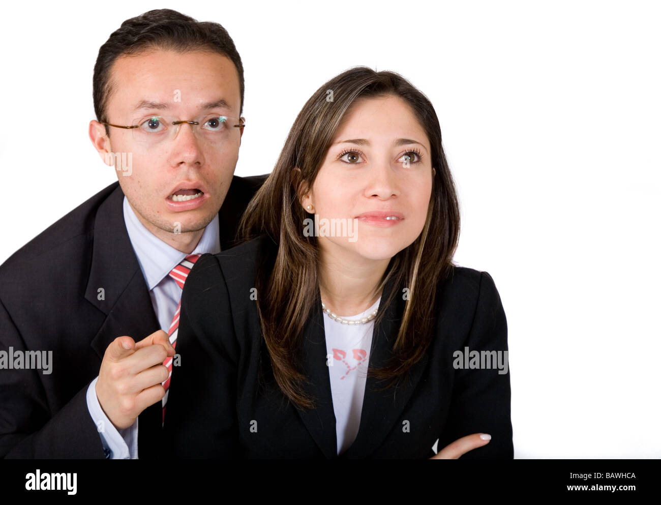 business partners surprised Stock Photo - Alamy