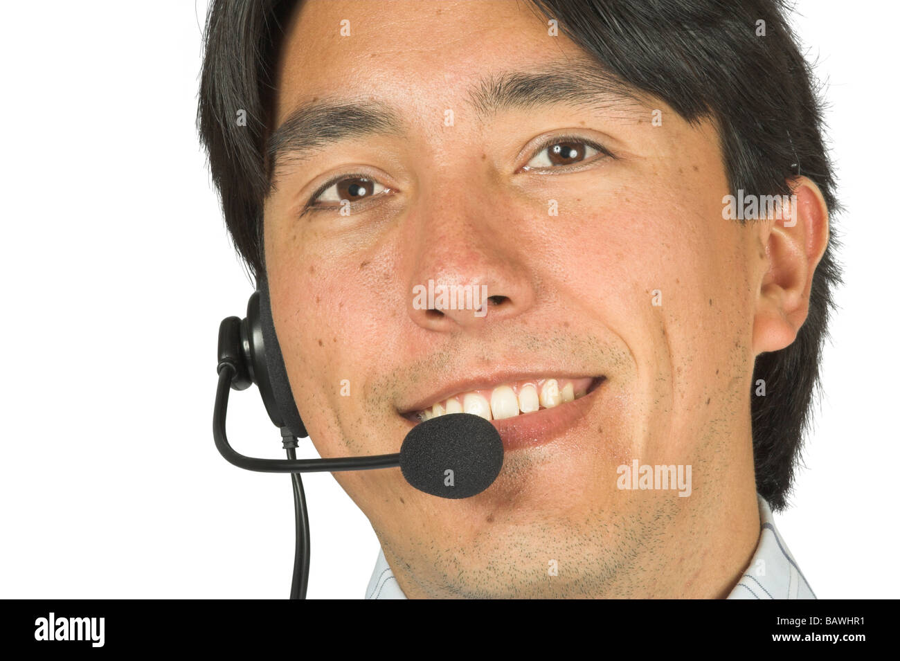 customer services man - andres Stock Photo - Alamy
