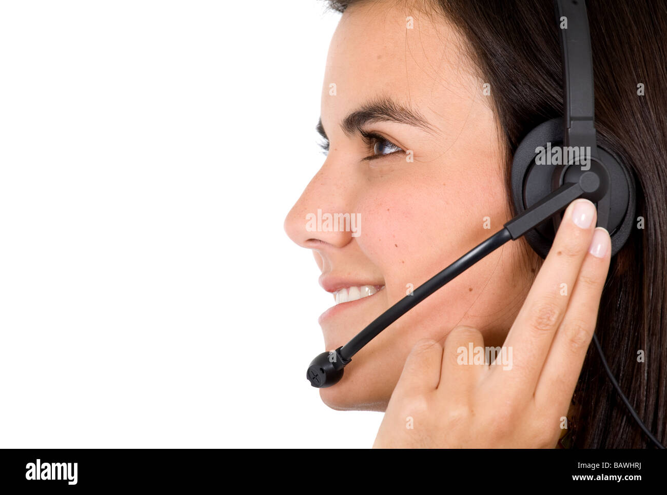 customer service girl Stock Photo - Alamy