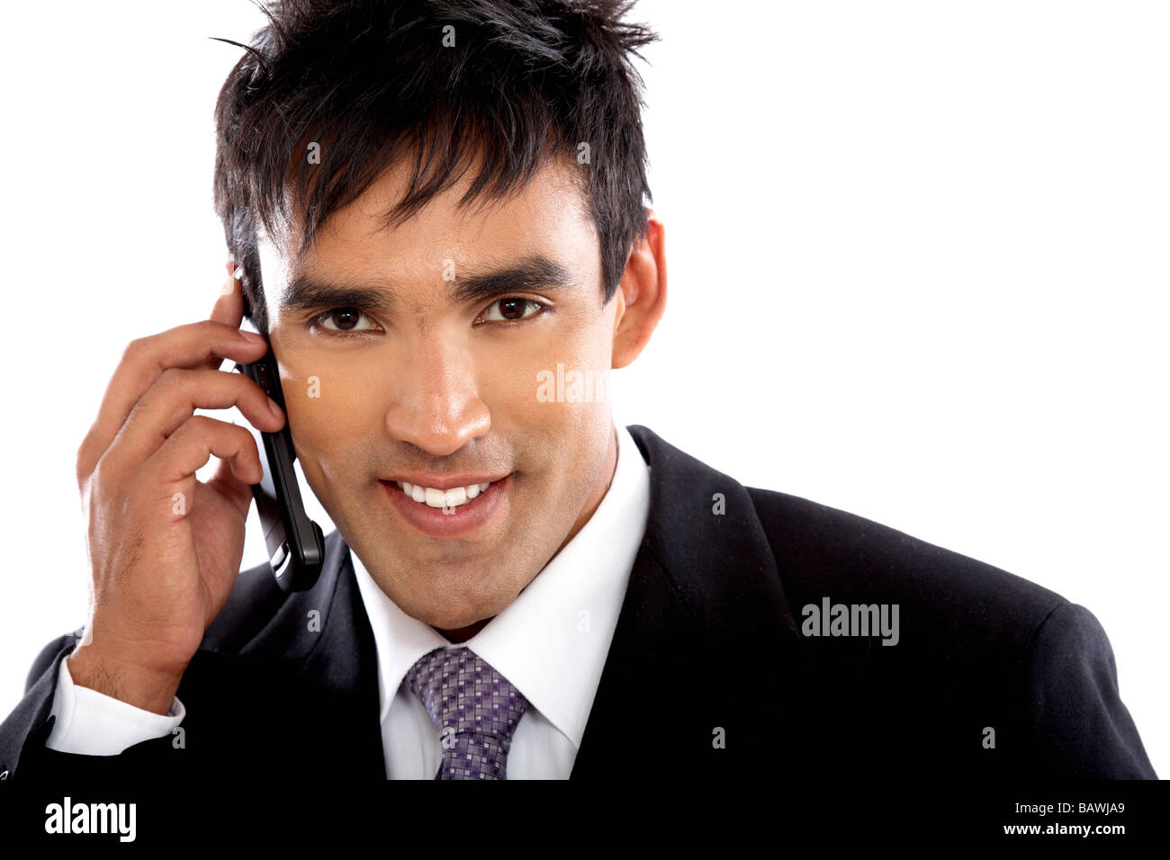 Business man on the phone Stock Photo - Alamy