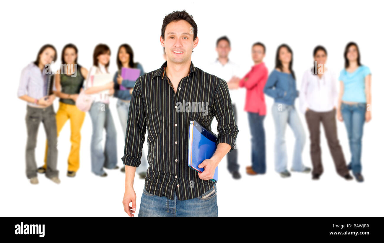 man student smiling Stock Photo - Alamy