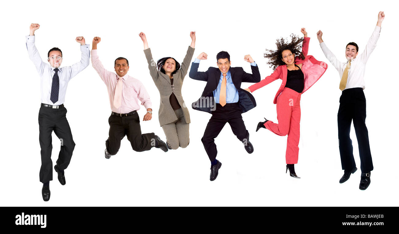 happy business people Stock Photo - Alamy