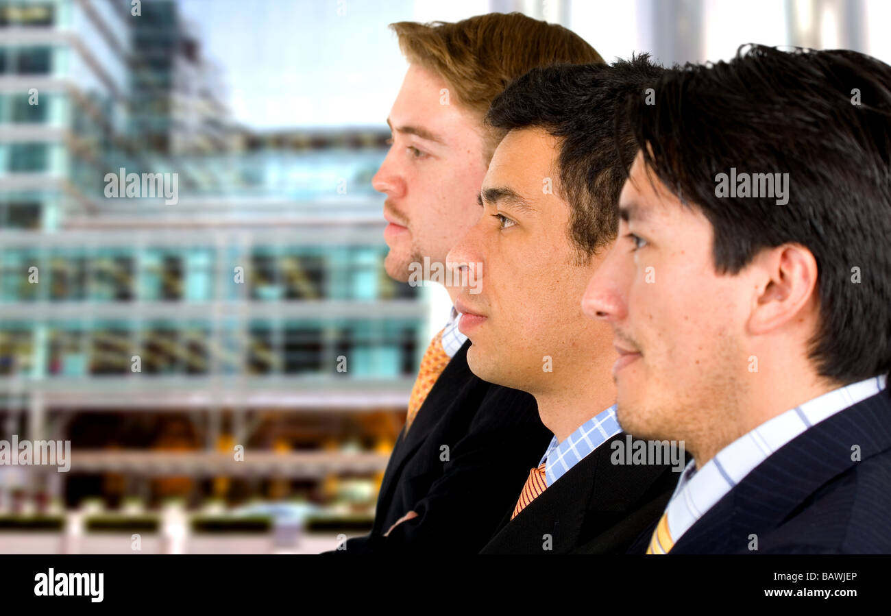 business team - men only Stock Photo - Alamy