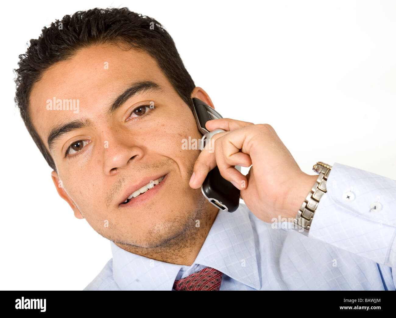 Business man busy telephones hi-res stock photography and images - Alamy