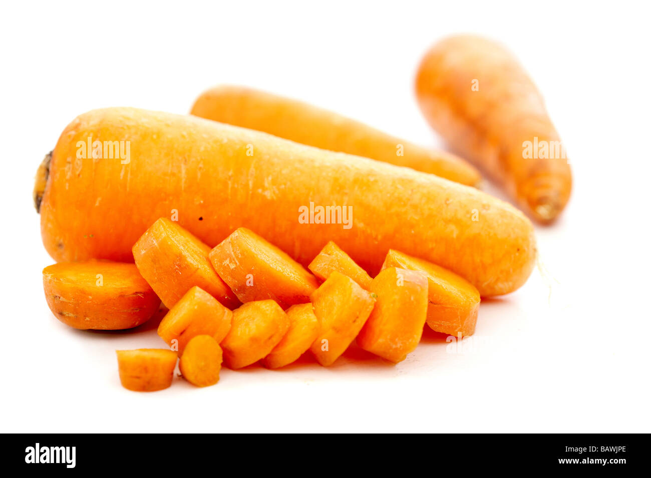 Carrot texture details Cut Out Stock Images & Pictures - Alamy