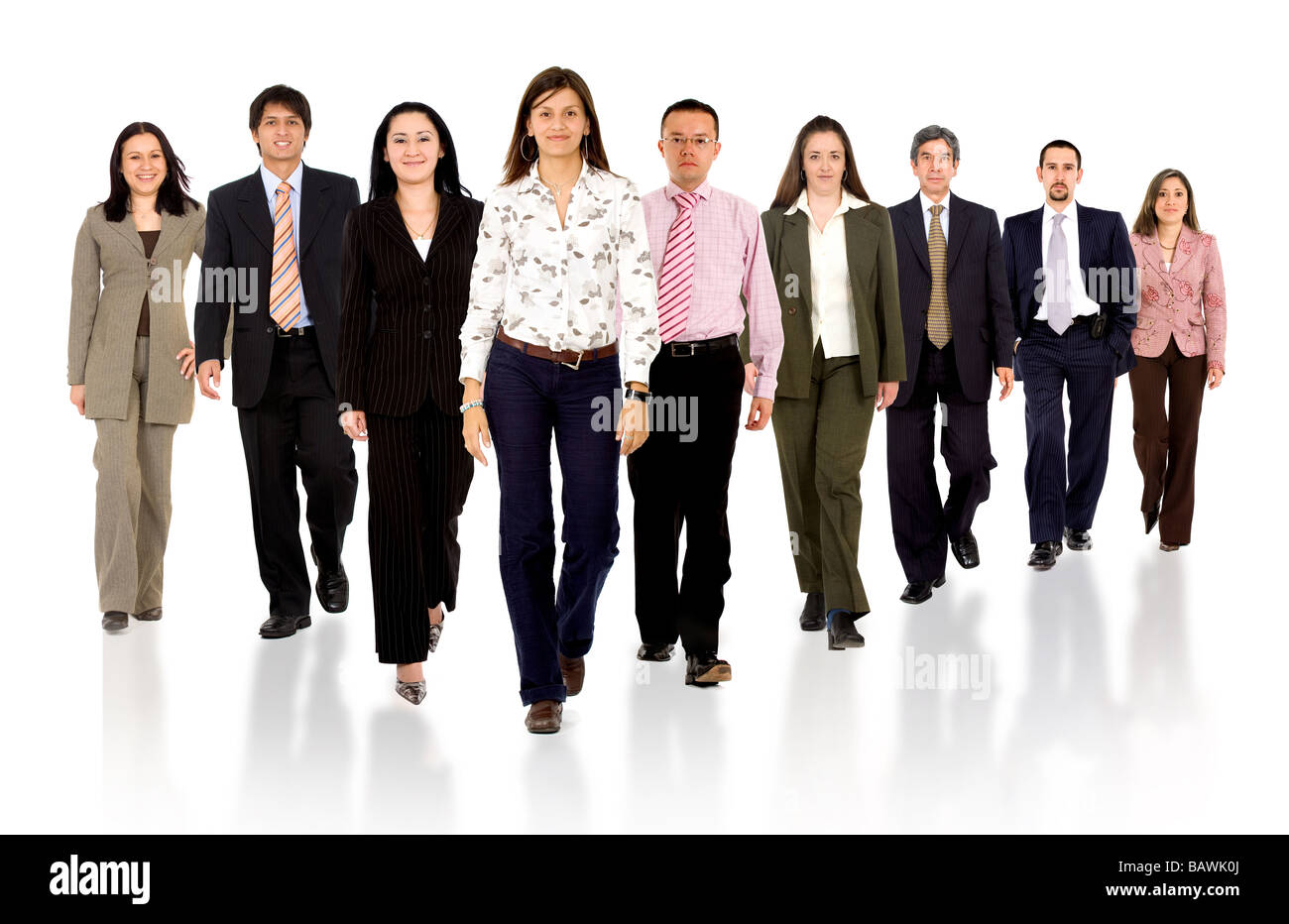 Colleagues walking towards office hi-res stock photography and images ...